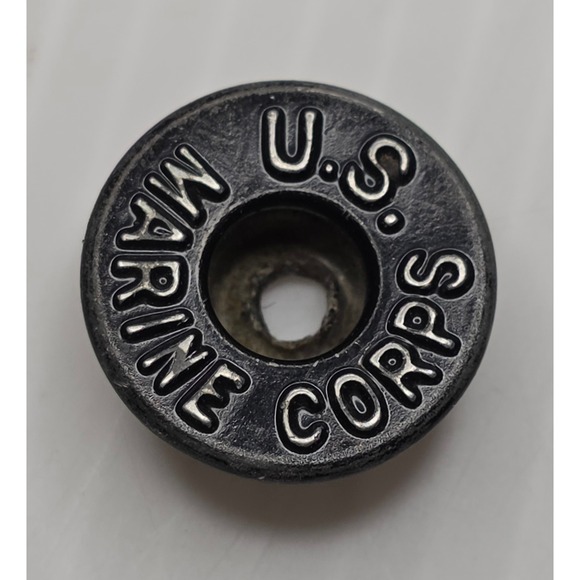 Office | Vintage Us Marine Corps Black Uniform Button Screw Back ...